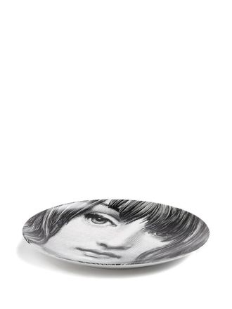 Fornasetti assiette imprimée - Noir