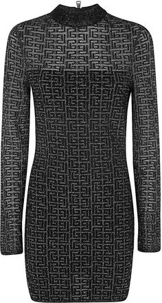 Balmain Kurzes Kleid - Schwarz