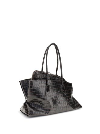 The Attico Womens La Passeggiata Medium Shoulder Bag 207 Calf Leather Bos Taurus