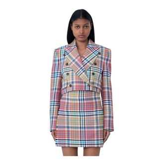 Vivienne Westwood Femme, Vestes, Multicolore, Taille: 34 FR Cut-Off Blazer