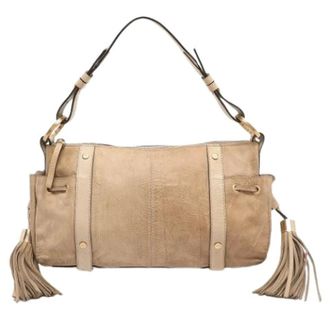 Givenchy Sac bandouli&egrave;re en cuir Pre-owned - Femme - Pre-owned - Beige - Taille: ONE Size
