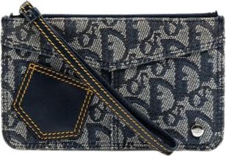 Dior Pre-owned Vintage Pouch - Femme - Pre-owned - Bleu - Taille: ONE Size