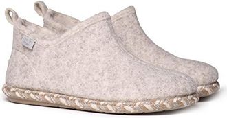 Toni Pons Chaussons de maison pour femme en feutre - DUNA-FP - Ecru, 37 EU
