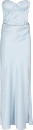 Rotate Rotate Birger Christensen, Femme, Robes, Bleu, Taille: 36 FR Maxi Robes
