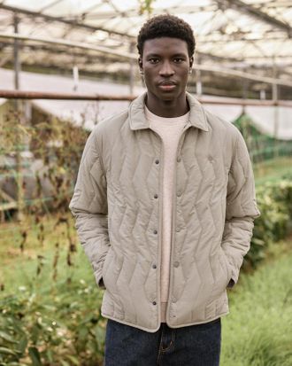 Faguo Veste matelass&eacute;e beige