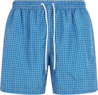 Fedeli Homme, Maillots de bain, Bleu, Taille: 2XL Short de bain &agrave; imprim&eacute; floral