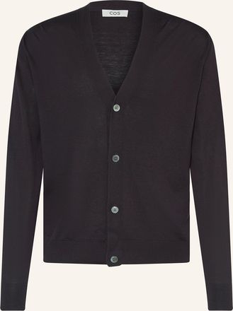 COS Cos Strickjacke Mit Seide braun