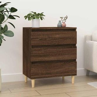 vidaXL Buffet Ch&ecirc;ne marron 60x35x70 cm Bois ding&eacute;nierie vidaXL