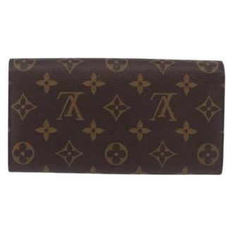 Louis Vuitton Pre-owned Vintage Canvas Wallet - Femme - Pre-owned - Brun - Taille: ONE Size