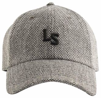Levi's Ls Monogram Cap W Headgear, Herringbone Grey Black, One Size