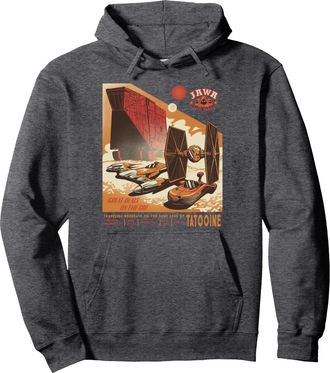 Star Wars Jawa Auto Parts Tatooine Deals Funny Ad Parody Pullover Hoodie