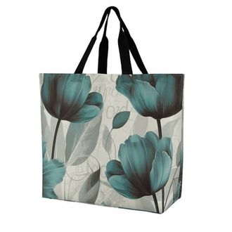 Generic Fleur Sac Courses D&eacute;contract&eacute; Sacs De Courses R&eacute;utilisable Sac Fourre Tout Pour Gym Travail Shopping