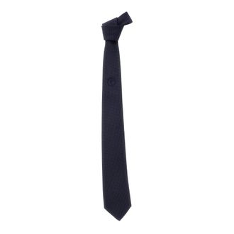 Giorgio Armani Pure Silk Polka-Dot Jacquard Tie - - Accessories - Herren - Blau - ONE SIZE