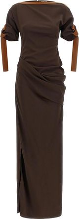 Ferragamo Kurzes Kleid - Braun