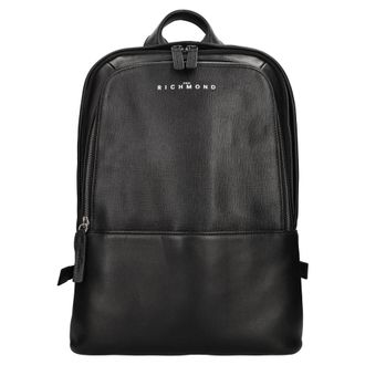 John Richmond Lederrucksack - - Bags - Herren - Schwarzk - ONE SIZE