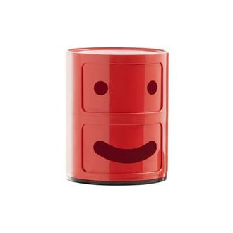 Kartell Rangement Componibili - Rouge - ABS - Designer Fabio Novembre
