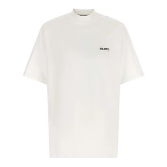 The Attico Oversized Logo T-Shirt - - Tops - Damen - Wei&szlig; - XS