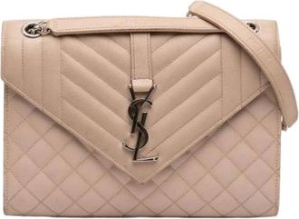 Saint Laurent Pre-owned Cuir sacs-ports-paule - Femme - Pre-owned - Brun - Taille: ONE Size