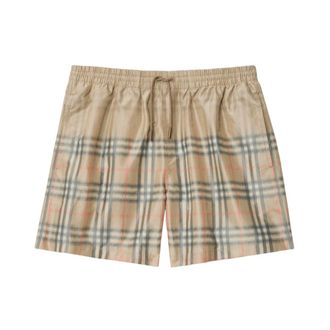 Burberry Archival Check Reimagined Badeshorts - - Swimwear - Herren - Beige - XL