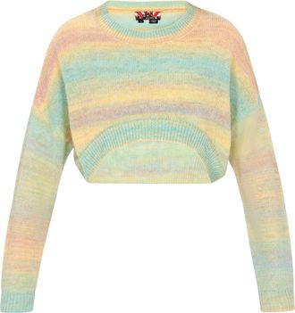 Mymo Pullover Frauen gelb mehrfarbig