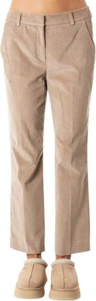 Max Mara Femme, Pantalons, Beige, Taille: 40 FR Pantalon en velours
