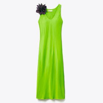 Tory Burch Damen Trägerkleid aus Satin