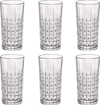 Bormioli Rocco 666227 Este Longdrinkglas, 290ml, Glas, transparent, 6 Stück