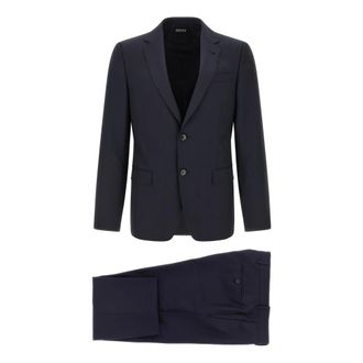 Ermenegildo Zegna Einreihiger Anzug - - Suits - Herren - Blau - 3XL