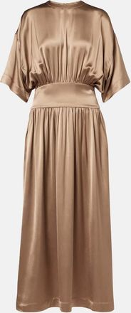 Toteme Midikleid aus Satin
