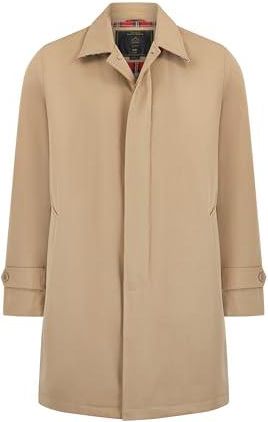 Merc Armstrong Mens Mac Coat in Beige, Medium