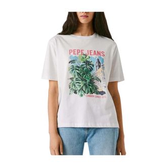 Pepe Jeans London T-Shirts - - Tops - Damen - Wei&szlig; - XS
