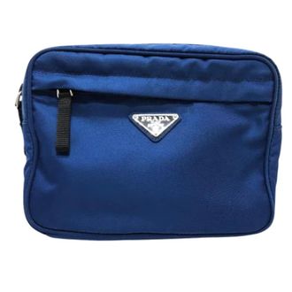 Prada Pre-owned Stoff prada-taschen - - Pre-owned - Herren - Blau - ONE SIZE