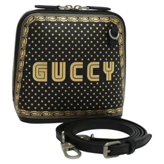 Gucci Pre-owned Leder Umh&auml;ngetasche - - Pre-owned - Damen - Schwarzk - ONE SIZE