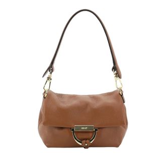 Abro Abro Hobo Bags - Schultertasche TEMI - Gr. unisize - in Cognacbraun - f&uuml;r Damen