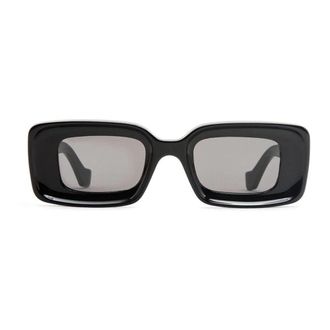 Loewe Anagram Rechteckige Sonnenbrille - - Accessories - Herren - Schwarzk - ONE SIZE