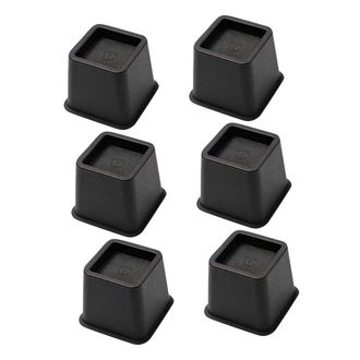 DOITOOL 6 St&uuml;ck Teiliges Quadratische M&ouml;bel beinauflagen aus Robustem rutschfeste Bodensch&uuml;tzer f&uuml;r Stuhl Tisch Sofa Anti vibrationsfest und Stabil Installier