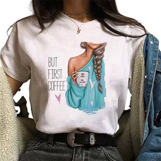 Keephen Chic Mode Filles Impression 3D T-Shirts pour Femmes Casual &Eacute;t&eacute; Manches Courtes Col Ras du Cou Pullover Blouse Tops