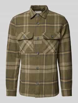 Jack & Jones Slim Fit Hemdjacke mit Kentkragen Modell RAYMOND