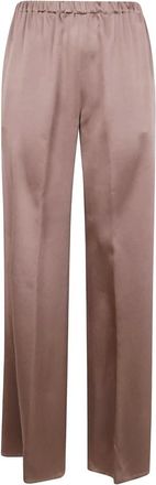 Antonelli Femme, Pantalons, Brun, Taille: 42 FR Tiete Wide Pantalons