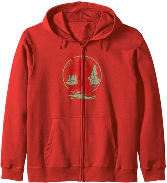 Giant Step Design Co. LaxSquatch! Lacrosse Bigfoot Sasquatch Lax Dude Kapuzenjacke