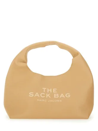 Marc Jacobs Womens Shoulder Bag The Sack Brown Leather Cow