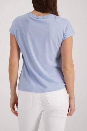 Monari T-Shirt Shirt Basic Schmuck Regular fit mit Strasssteinen
