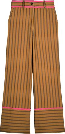 Maria de la Orden Pantalon Rayures Romeo Coton Maria de la Orden
