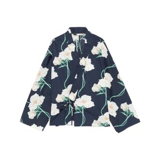 Kenzo Femme, Vestes, Multicolore, Taille: 36 FR Chemise &agrave; imprim&eacute; floral col en V
