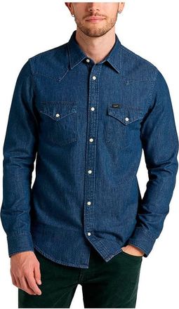 Lee Herren Regular Western Shirt, Mid Stone, XXL Große Größen EU