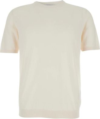 Roberto Collina Homme, Pulls, Beige, Taille: M Maille ras du cou