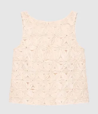 Tara Jarmon Top Tulipe Beige