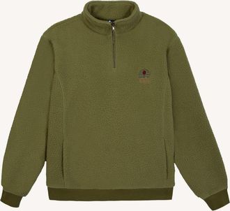 Faguo Pull camionneur vert olive - AUBIAC