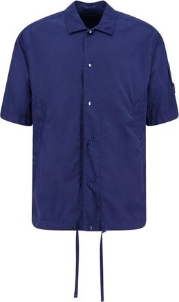 C.P. Company C.p. Company, Homme, Chemises, Bleu, Taille: L Nylon Shirt
