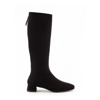Roberto Festa Milano Schwarze Wildleder Kniehohe Stiefel - - Shoes - Damen - Schwarzk - 39 EU